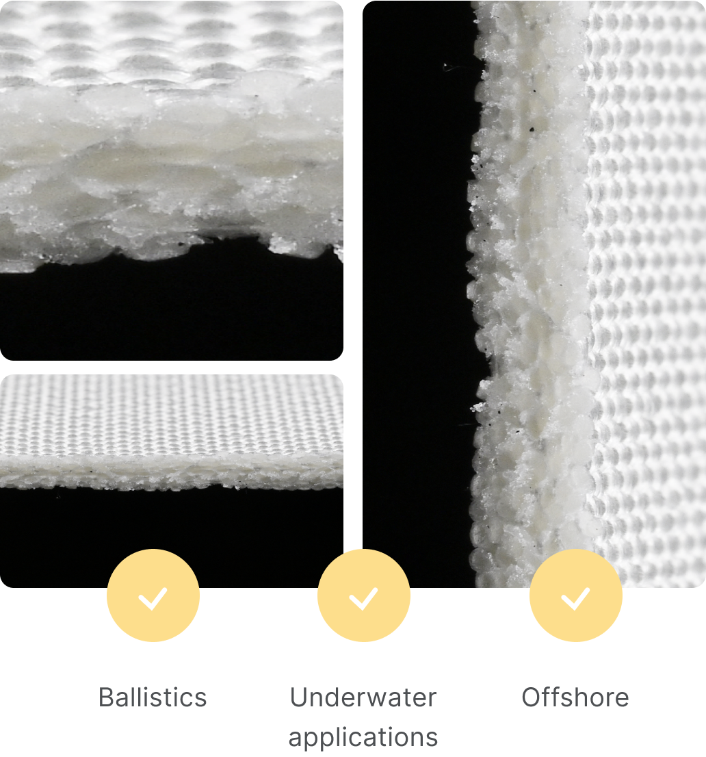 Forcetex: multi-layer fabrics with extreme properties.