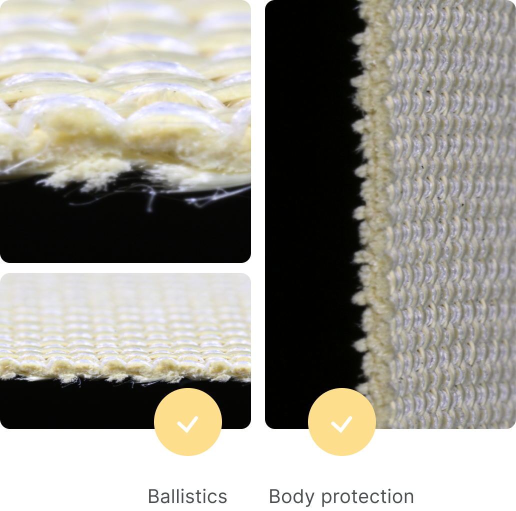 Forcetex: multi-layer fabrics with extreme properties.